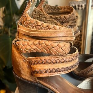 Freebird by Steven | Shoes | Freebird Axel Strappy Heeled Sandals ...